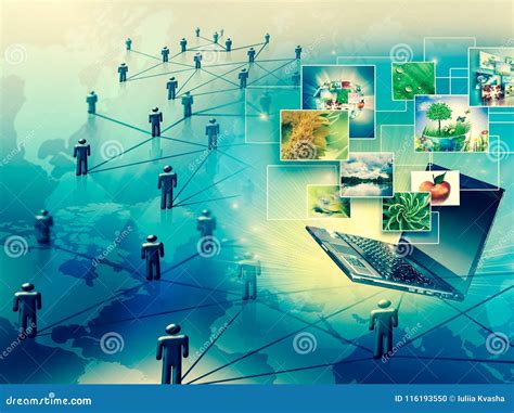 Computer Mobility Internet Communication And Cloud Computing Concept