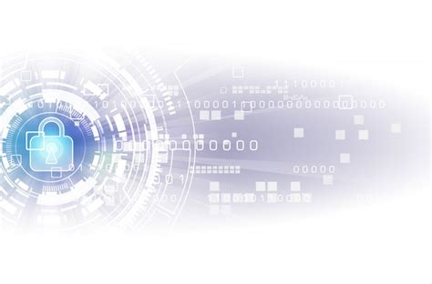premium vector abstract technology security on global network background