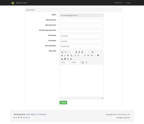 node js authentication carlo fontanos