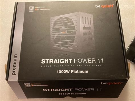 be quiet! Straight Power 11 Platinum 1000 Watt Netzteil (Gebraucht) in ...
