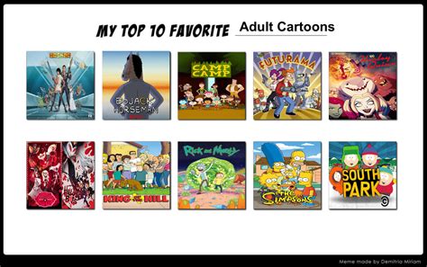 Top 10 Adult Cartoons By Matthiamore On Deviantart