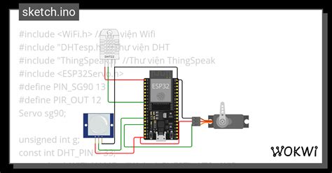 THINKSPEAK DHT22 Wokwi ESP32 STM32 Arduino Simulator