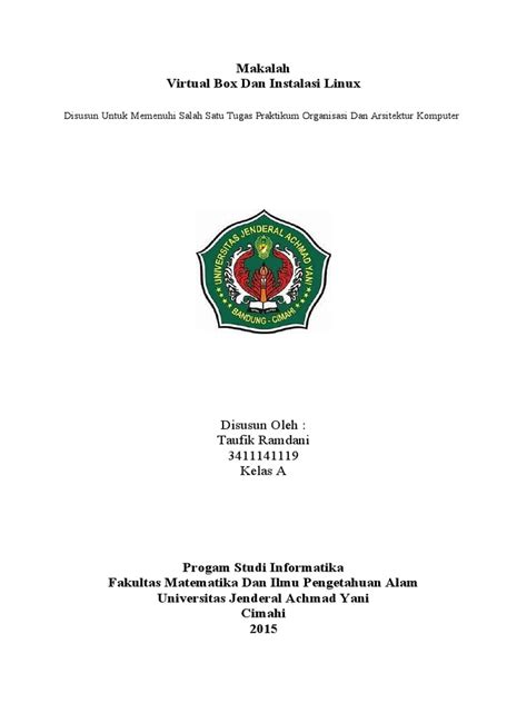 makalah virtual box dan linux pdf