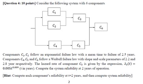 Solved [Question 4: 10 points] Consider the following system | Chegg.com