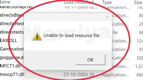 Pc Fix Unable To Load Resource File Problem In Windows 11 10 7 8 Youtube