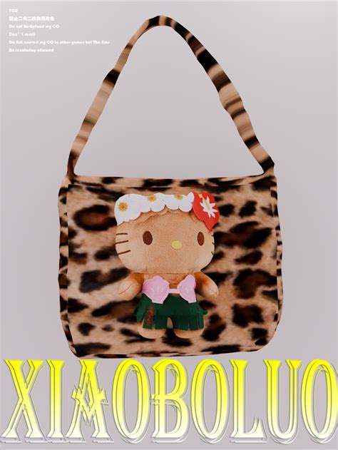 Сумка Hello Kitty Shoulder Bag для Симс 4 Скачать мод