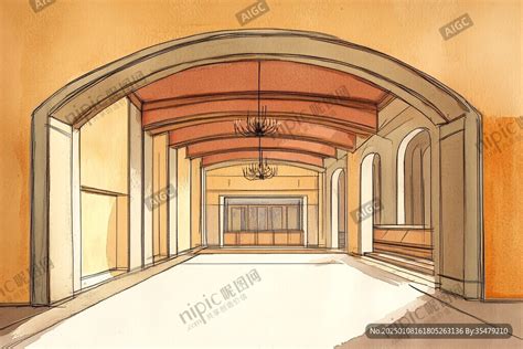 Ai创作图大元帅府纪念馆插画 走廊插画 欧式站厅 走廊插图 欧式宫殿大厅 阁楼皇宫插画 古典建筑大厅 欧式建筑大厅 宫殿插画 欧式半圆走廊 西式大厅 大剧院插画 木地板长廊拱廊学堂 欧式拱廊