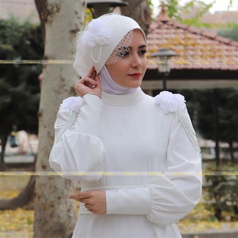 خرید و قیمت توربان عروس ست پیراهن عروس جانان از غرفه مزون نجما