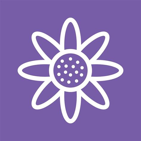 Daisy Line Color Background Icon 16727597 Vector Art At Vecteezy
