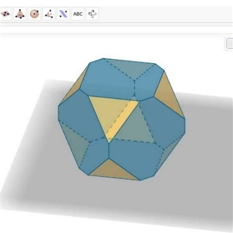 Side View Of The Truncated Cube Download Scientific Diagram