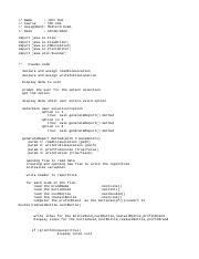 PracticeMidtermSolution Java Name Course Assignment Date Import Import Import
