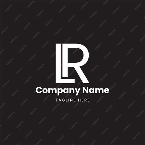 Premium Vector Lr Letter Logo Lr Letter Monogram Lr Initials Letter