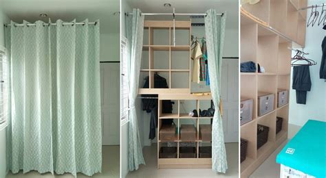 Diy เปลี่ยน ชั้นวางของ ให้กลายเป็น ตู้เสื้อผ้าวอล์คอิน ทำง่ายๆ แบบ