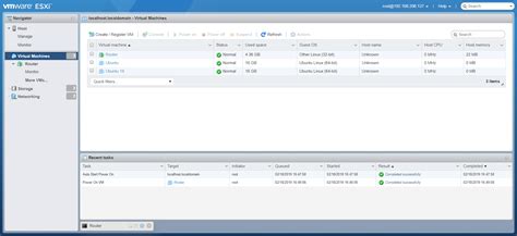 Routing Esxi 6 7 Connect Two Vms On Esxi And Connect Them Using Router Server Fault