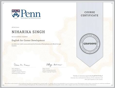 Niharika Singh On Linkedin Coursera