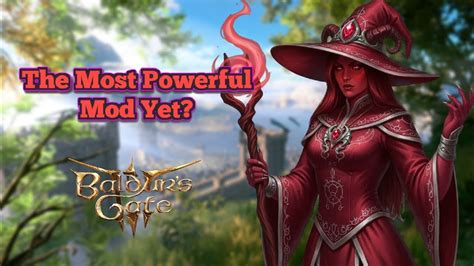 The Most Powerful Mod Yet Red Witch Class Mod Build Baldurs Gate