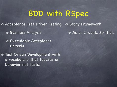 The Why Behind Tddbdd And The How With Rspec Pdf
