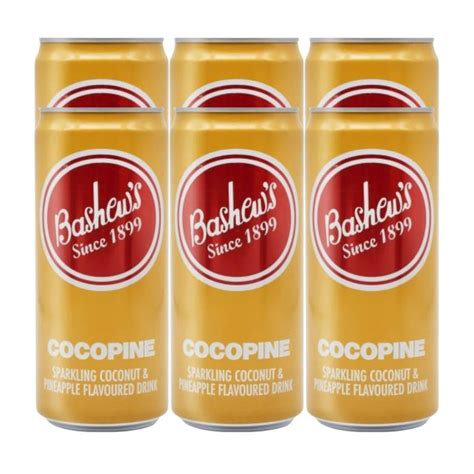 Bashews Cocopine Sparkling Drink 300ml Tropical Coconut Pineapple Fizzy Drink The Weston