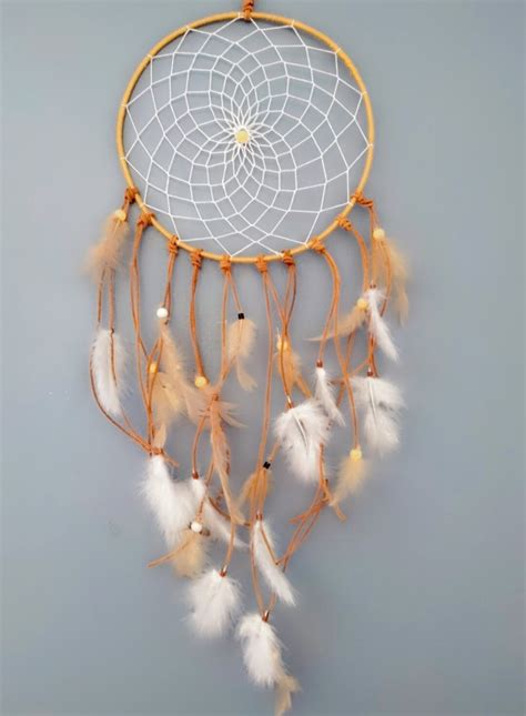 Indian Leather Rope Dream Catcher Etsy