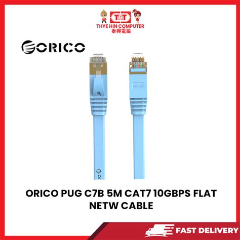 Orico Pug C7b 5m Cat7 10gbps Flat Netw Cable [sbn Yes Nilai No Melaka No] Thye Hin Computer