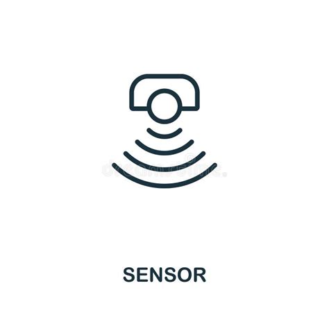Sensor Icon In Two Color Design Red And Black Style Elements From Machine Learning Icons