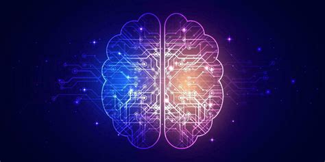 abstract digital technology brain futuristic ai artificial