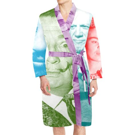 Artists Everywhere Silky Sexy Robe For Men Kayci Garline Wheatley