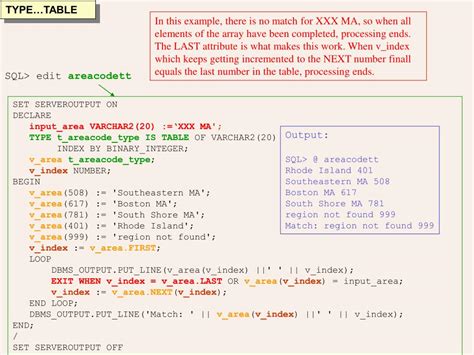 Ppt Plsql User Defined Types Record And Table Powerpoint