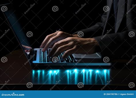 Black D Hacker Background With Web Symbols Vector Illustration CartoonDealer Com