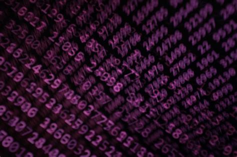 Premium Photo Full Frame Shot Of Pink Binary Codes On Screen