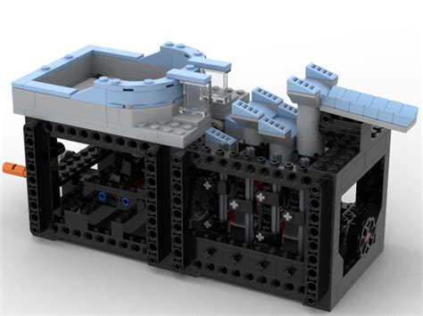 Lego Moc Open Starter Stepper Gbc Module With Shared Power By Andybell Rebrickable Build