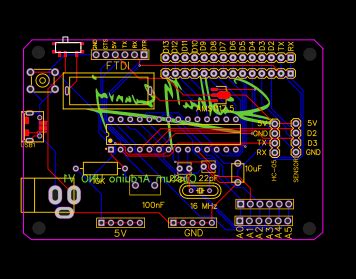 Bare Minimum Arduino UNO OSHWLab