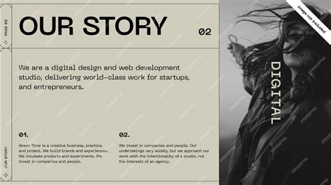 Premium Vector Brand Presentation Customisable Layout Template For