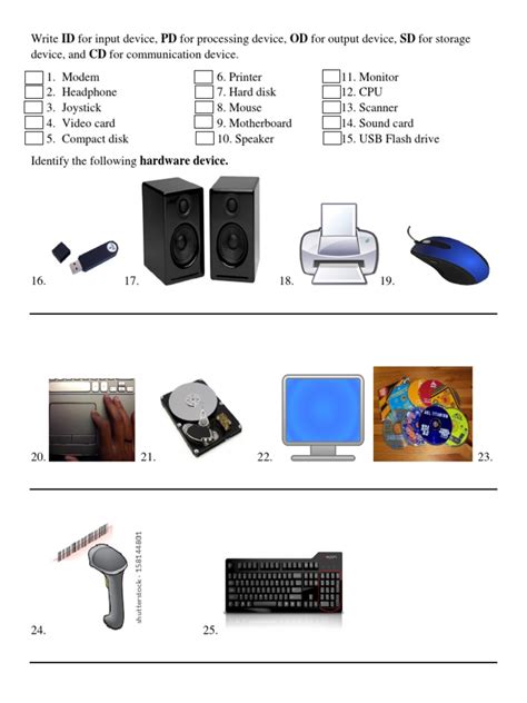 computer pdf computer hardware input output