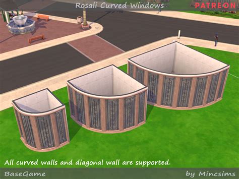Rosali Curved Windows These Windows Support Curved Emily CC Finds