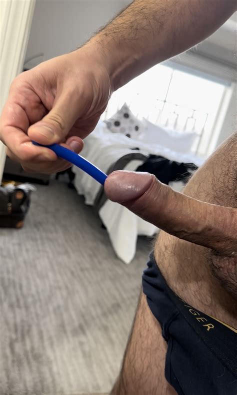 Cumming With Silicone Sound Inside Peephole