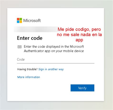 Problema Con App Microsoft Authenticator Microsoft Qanda