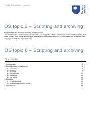 Os Topic Scripting And Archiving Printable Pdf TM Technologies In Practice OS Topic