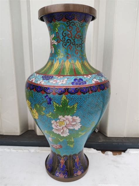Vase Cloisonne Enamel Flowers China Late 19th Catawiki