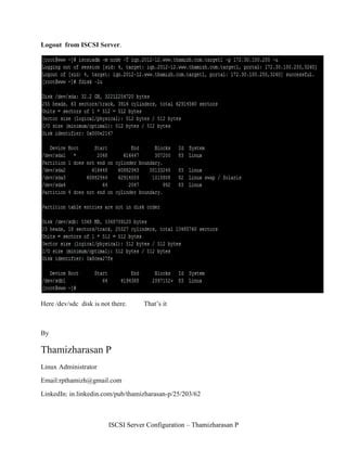 ISCSI Server Configuration PDF