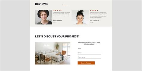 Landing Page Nude Design Studio Behance