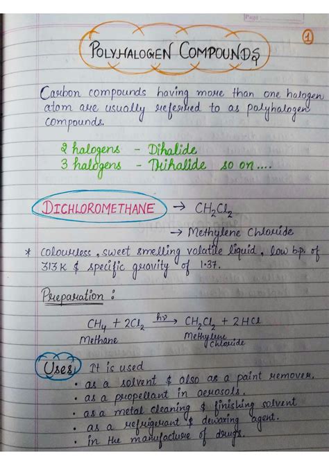 Solution Polyhalogen Compounds Studypool