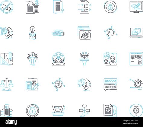 Rapid Prototyping Linear Icons Set Iterative Agile Design Innovation Precision Efficiency