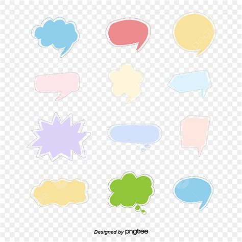 Gambar Desain Grafis Abstrak Kotak Dialog Gelembung Kotak Dialog