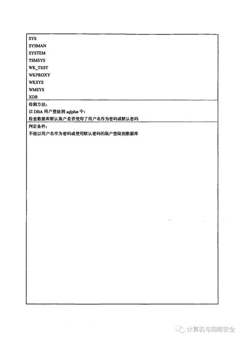 Oracle 数据库安全防护基线配置要求 墨天轮