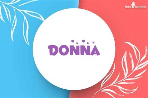 Donna Name Meaning Origin History And Popularity