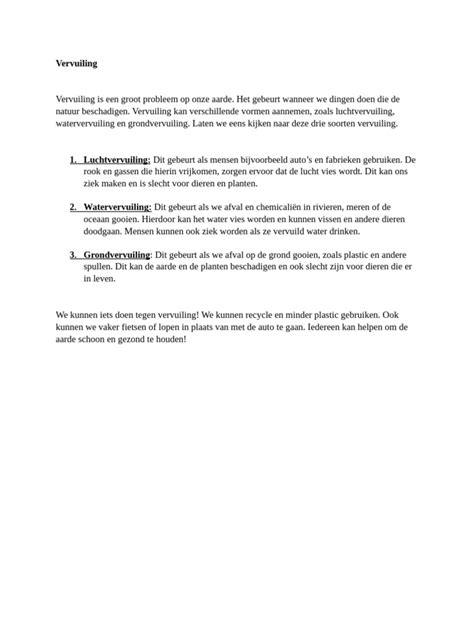 Vervuiling Pdf