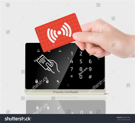 Access Control Proximity Card Reader Stock Vector Royalty Free Shutterstock