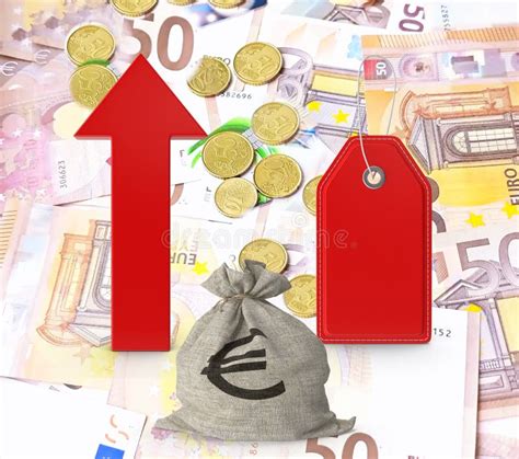 Price Up Economy Fall Chart Economic Crisic Euro Dollar Inflation Save