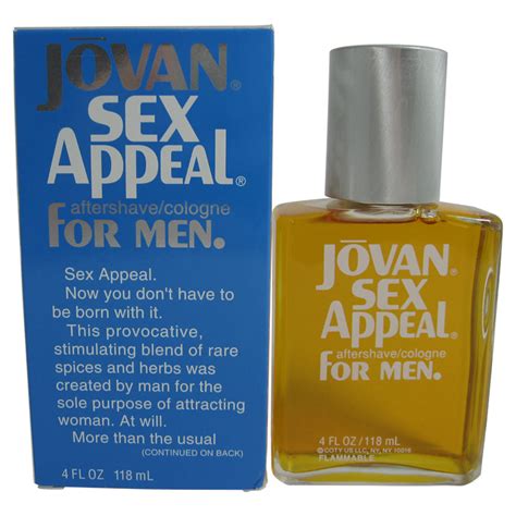 Jovan Sex Appeal Parfum Pour Homme Par Jovan Au Canada Parfumenligneca